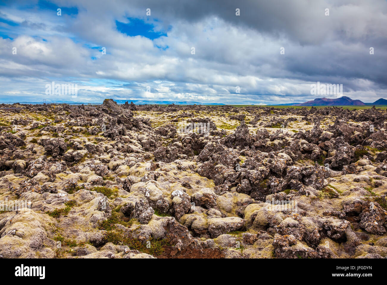 The fields in island Stock Photo - Alamy