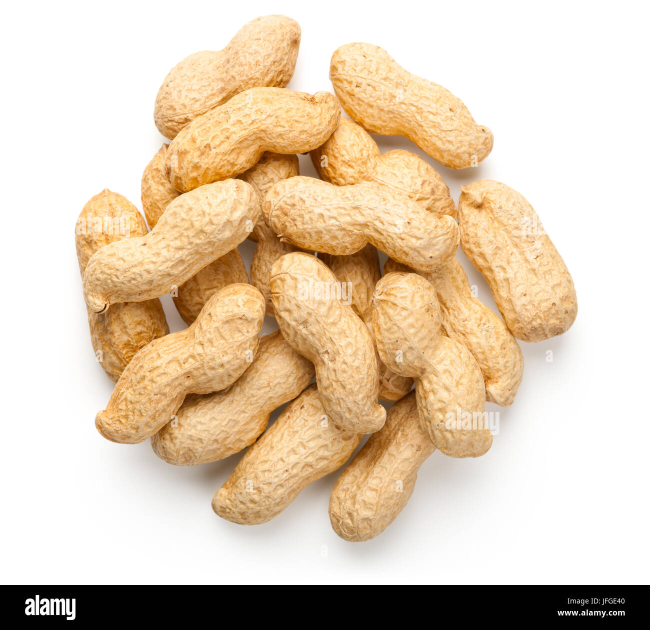 Peanuts isolated on white hi-res stock photography and images - Alamy