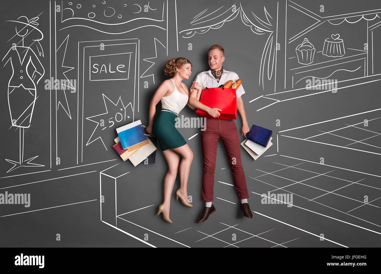 Two story retail store hi-res stock photography and images - Alamy