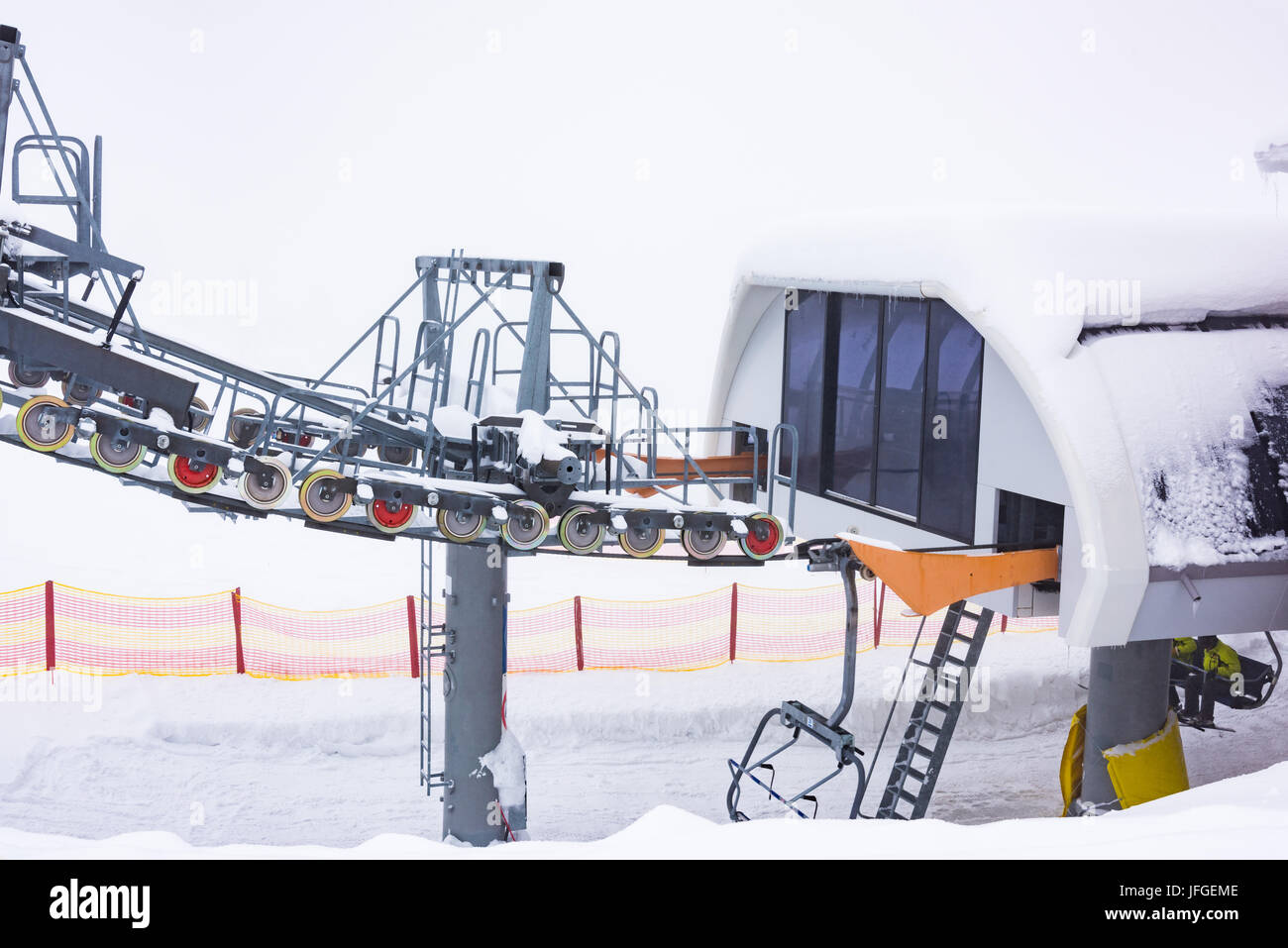 chair lift for skiing Stock Photo - Alamy