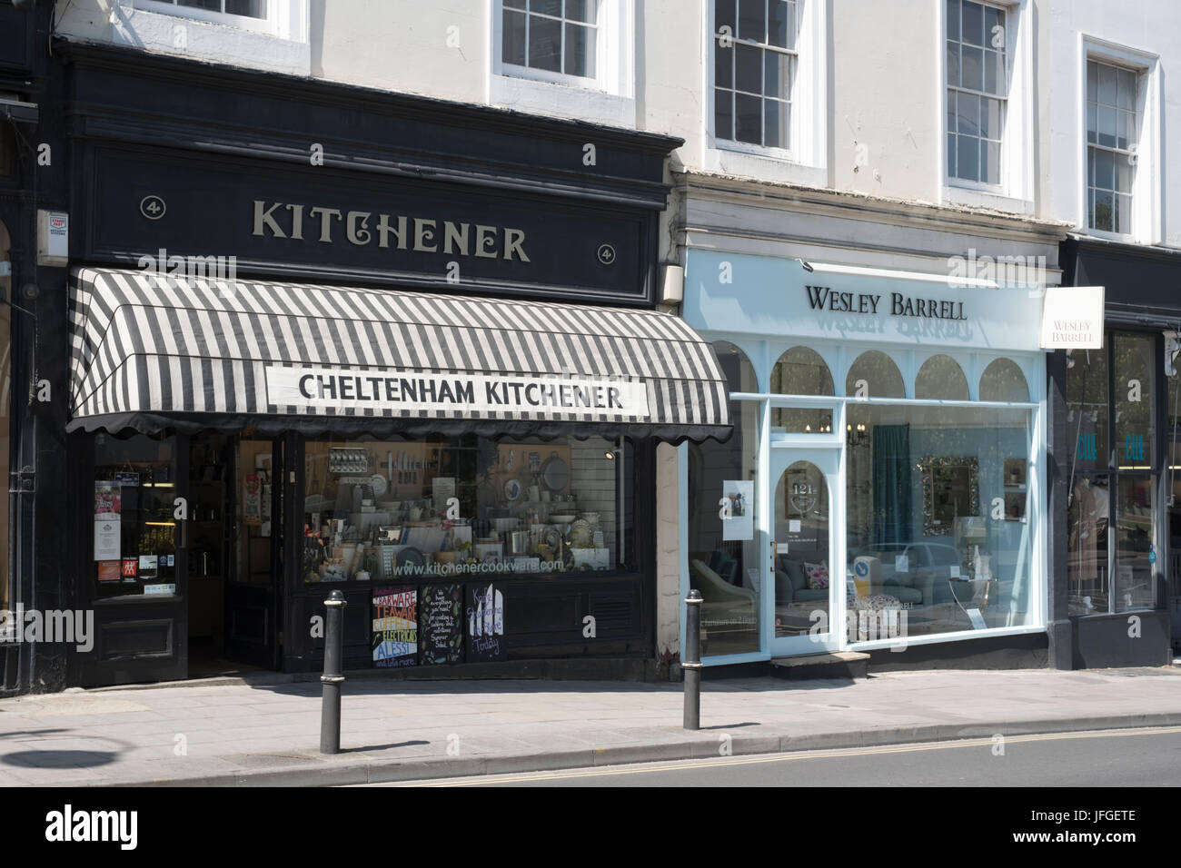 Shops in Cheltenham city centre Stock Photo - Alamy