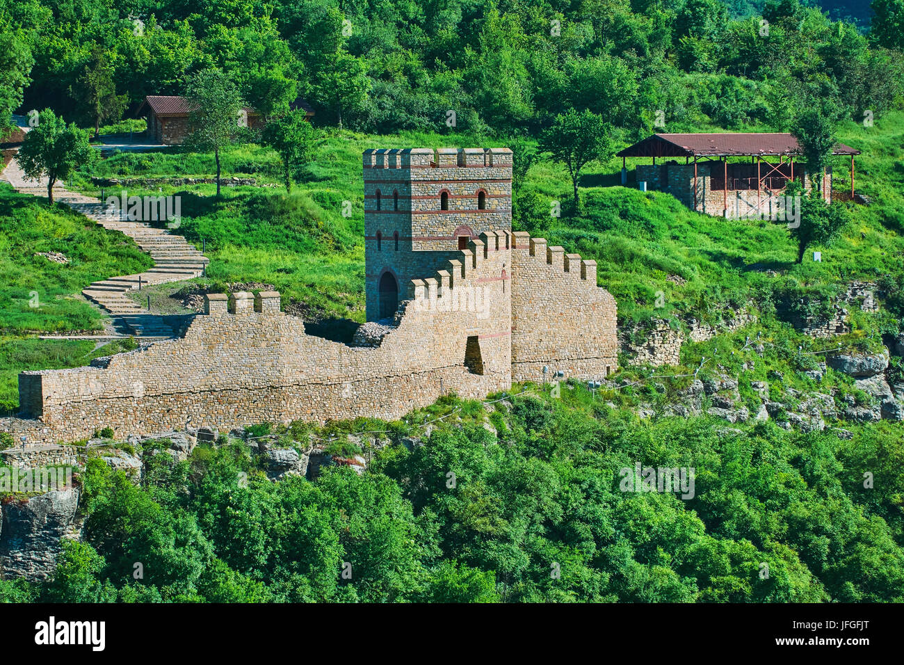 Old walled fortress hi-res stock photography and images - Alamy