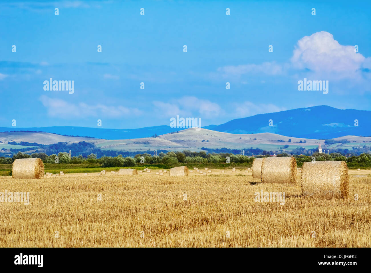 Thatched haystacks hi-res stock photography and images - Alamy