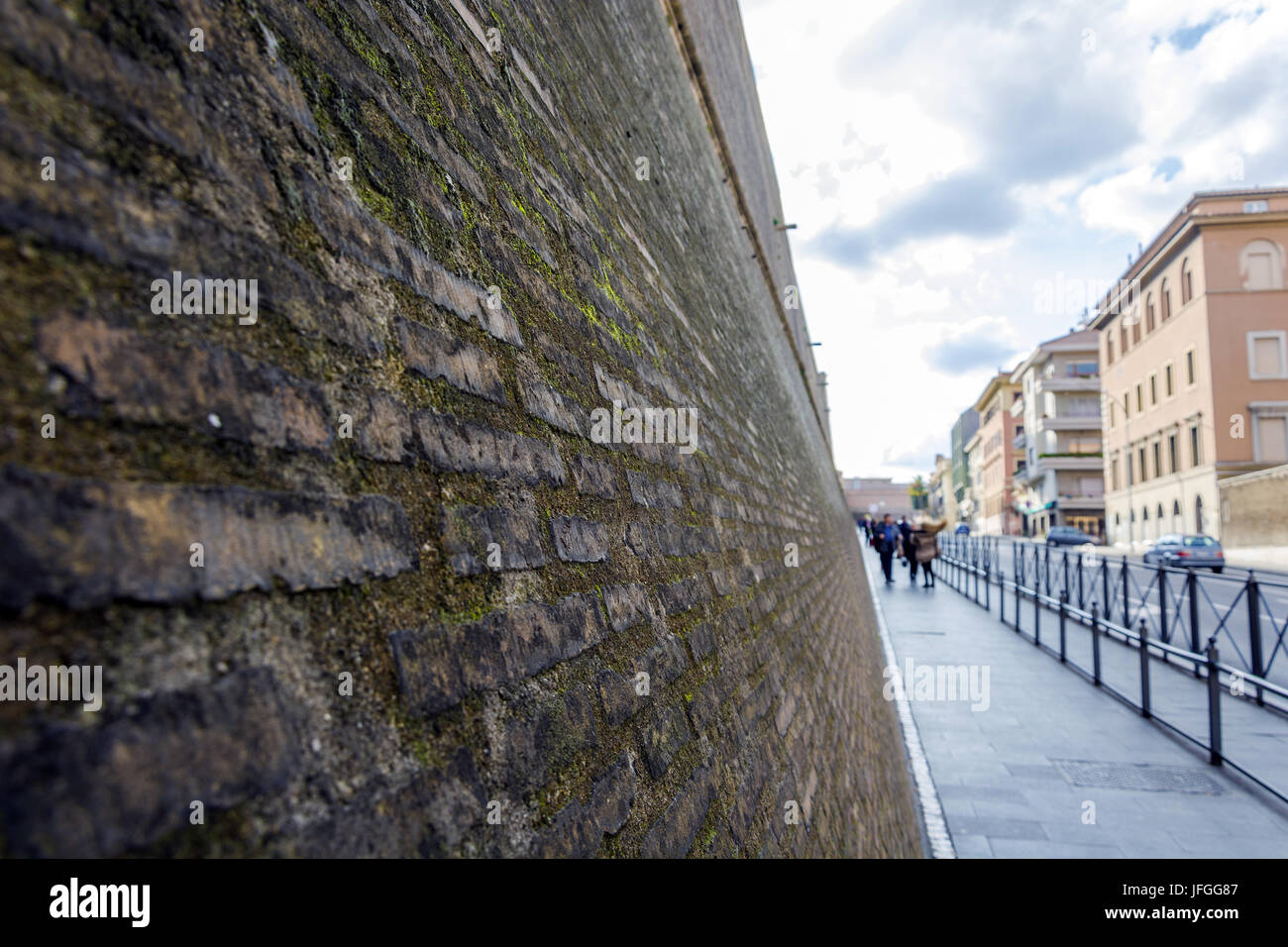 Old brick wall italy vatican hi-res stock photography and images - Alamy