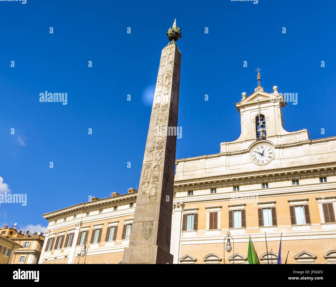 Obelisk montecitorio hi-res stock photography and images - Alamy