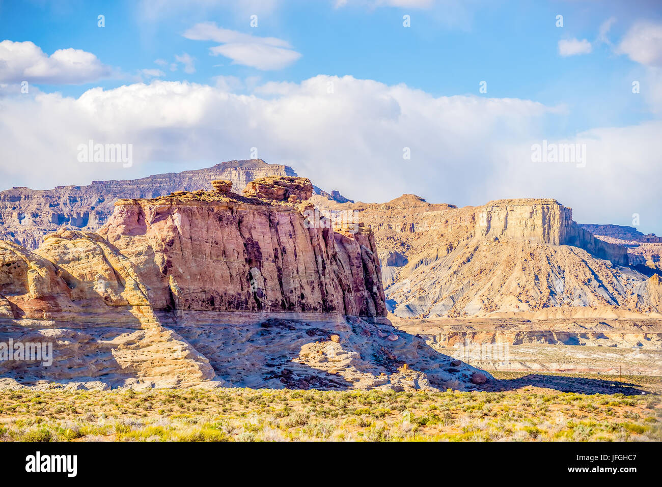 canyon geological formations in utah and arizona Stock Photo - Alamy