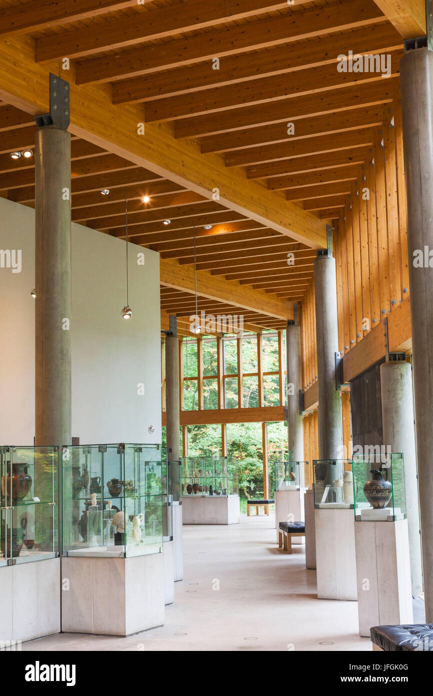 Scotland, Glasgow, Pollok Country Park, The Burrell Collection Art ...