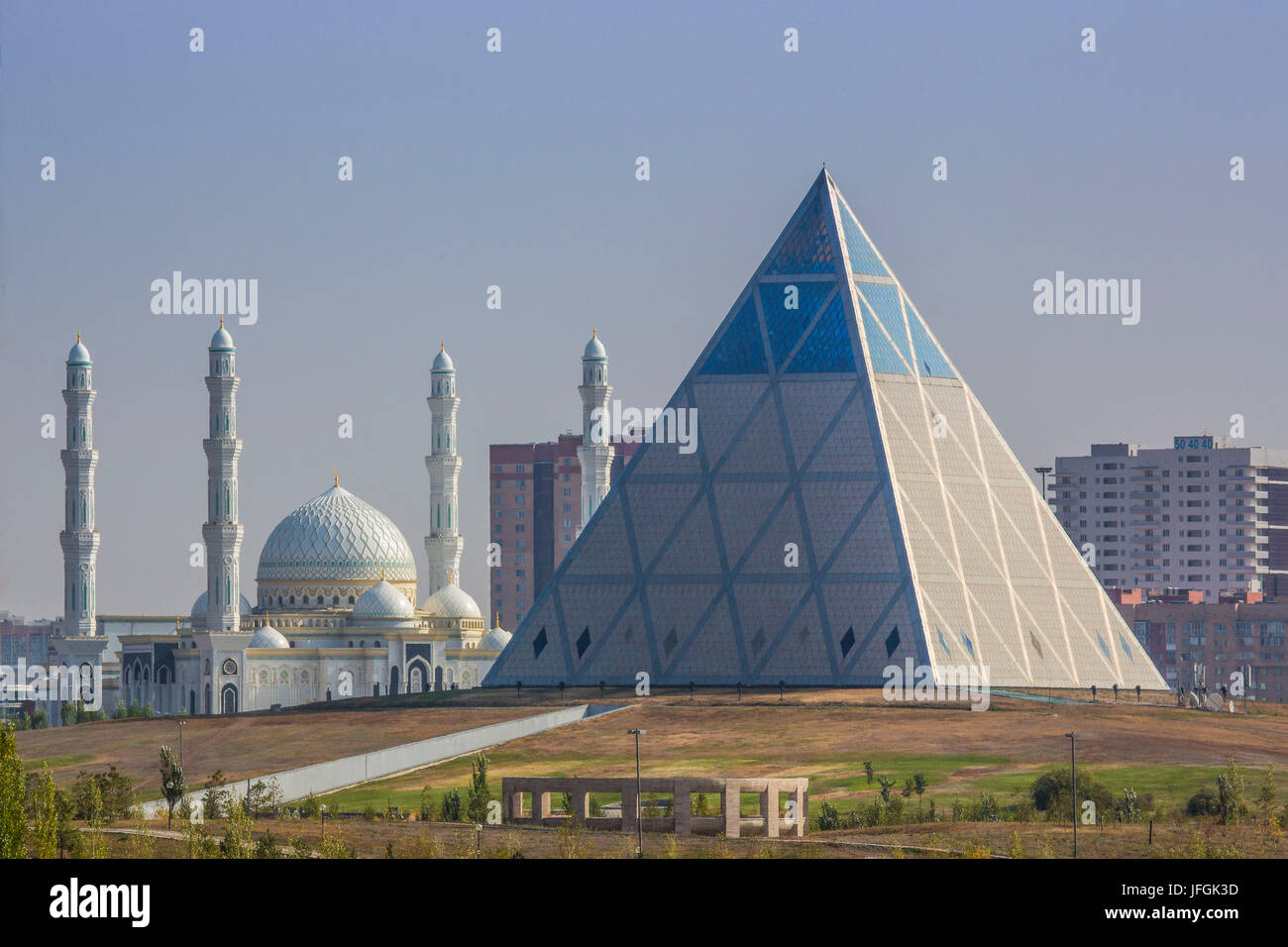 Pyramid of peace astana hi-res stock photography and images - Alamy