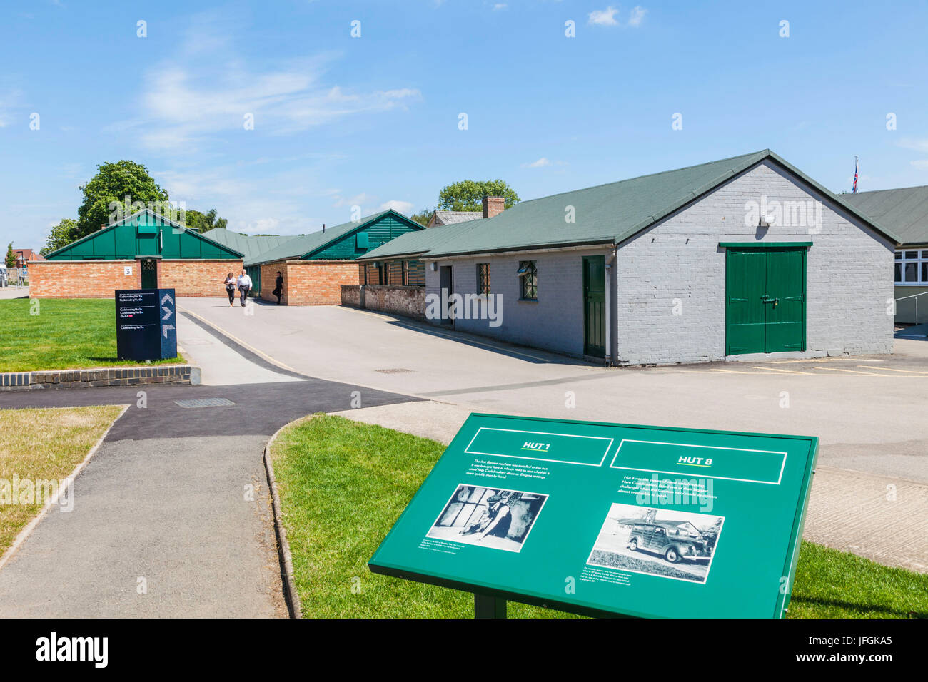 England, Buckinghamshire, Milton Keynes, Bletchley Park, Huts and ...