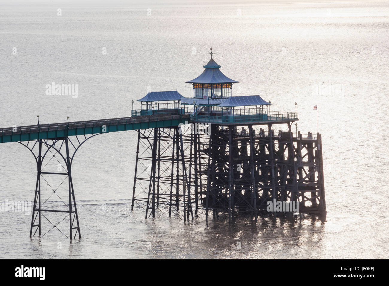 England, Somerset, Clevedon, Clevedon Pier Stock Photo - Alamy
