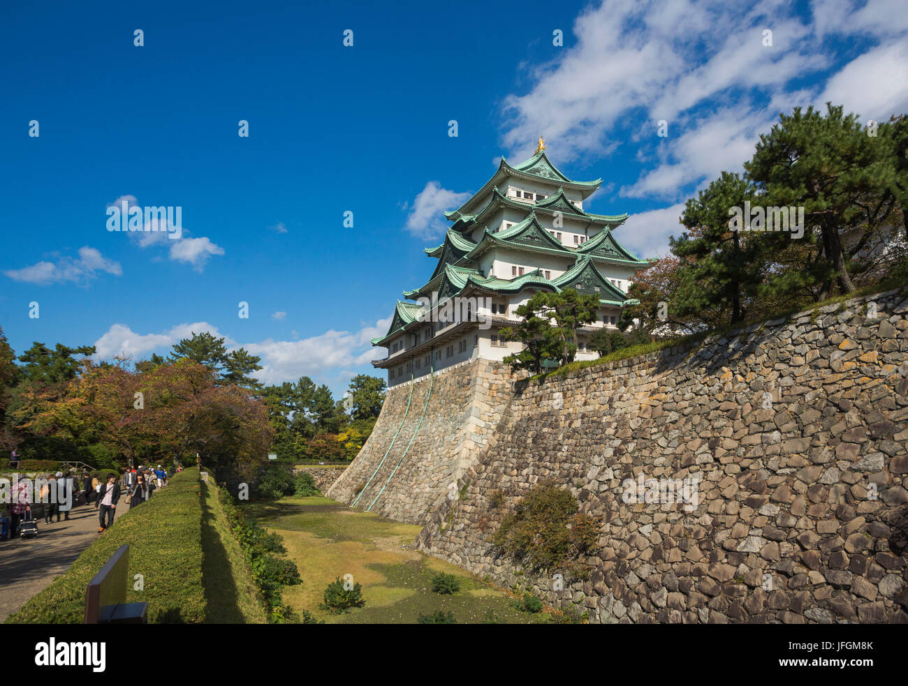 Japan, Nagoya City, Nagoya Castle Stock Photo - Alamy
