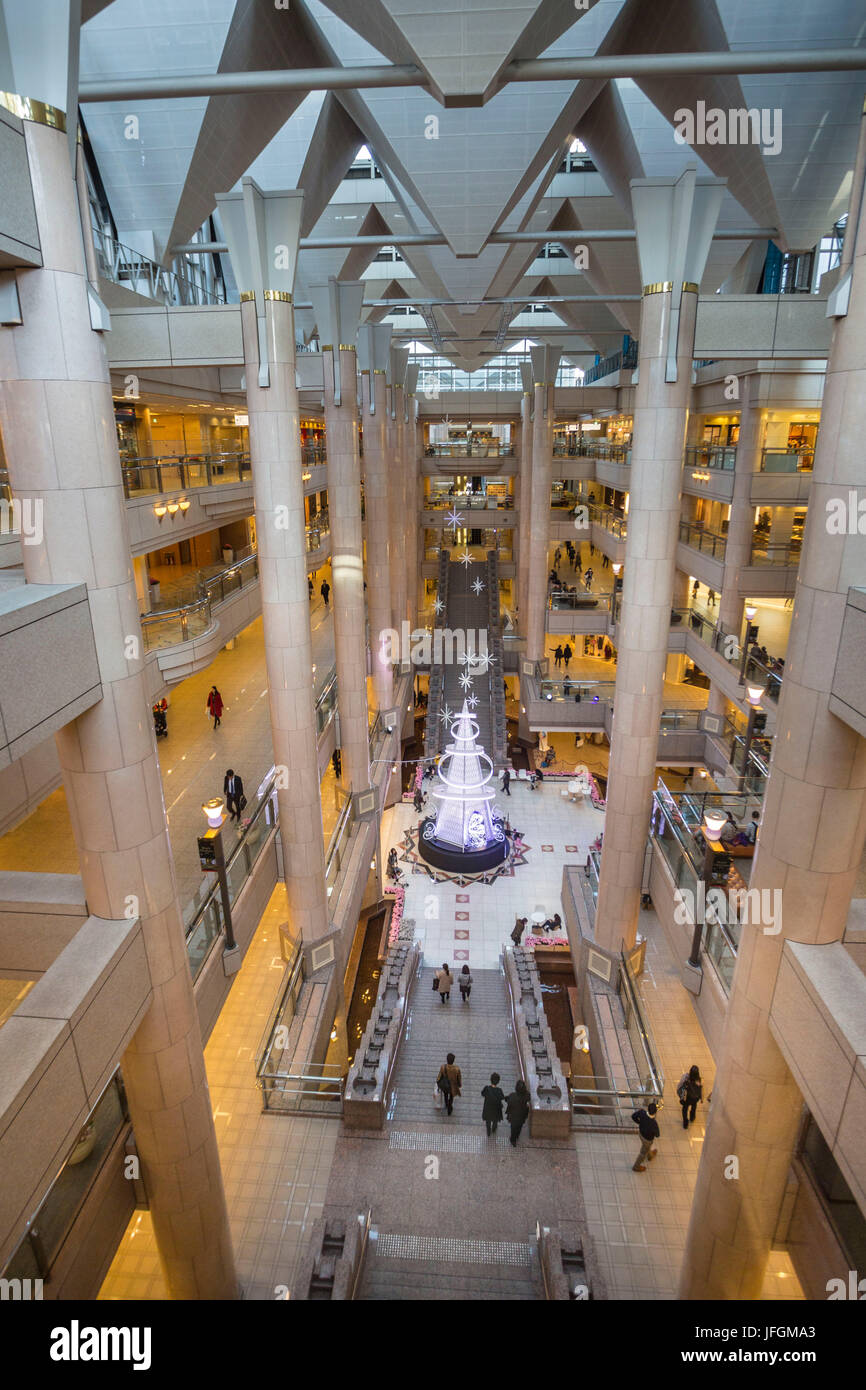 Japan, Yokohama City, Landmark Tower Complex, Interior Stock Photo - Alamy