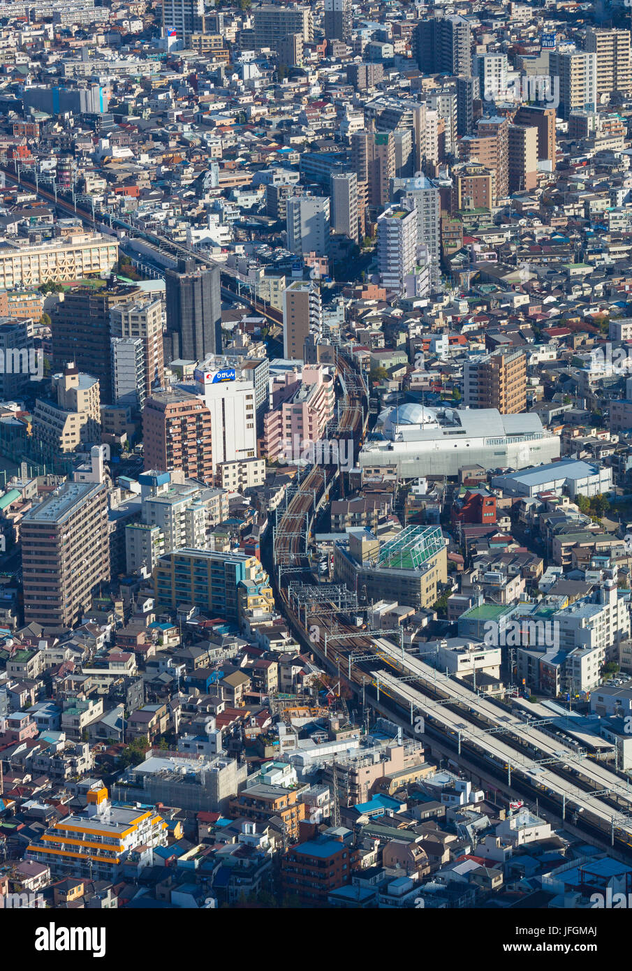 Japan, Kanto, Tokyo City, Keisei Oshiage train line Stock Photo - Alamy