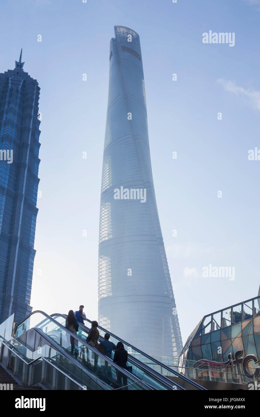 China, Shanghai, Pudong, Shanghai Centre Skyscraper Stock Photo - Alamy