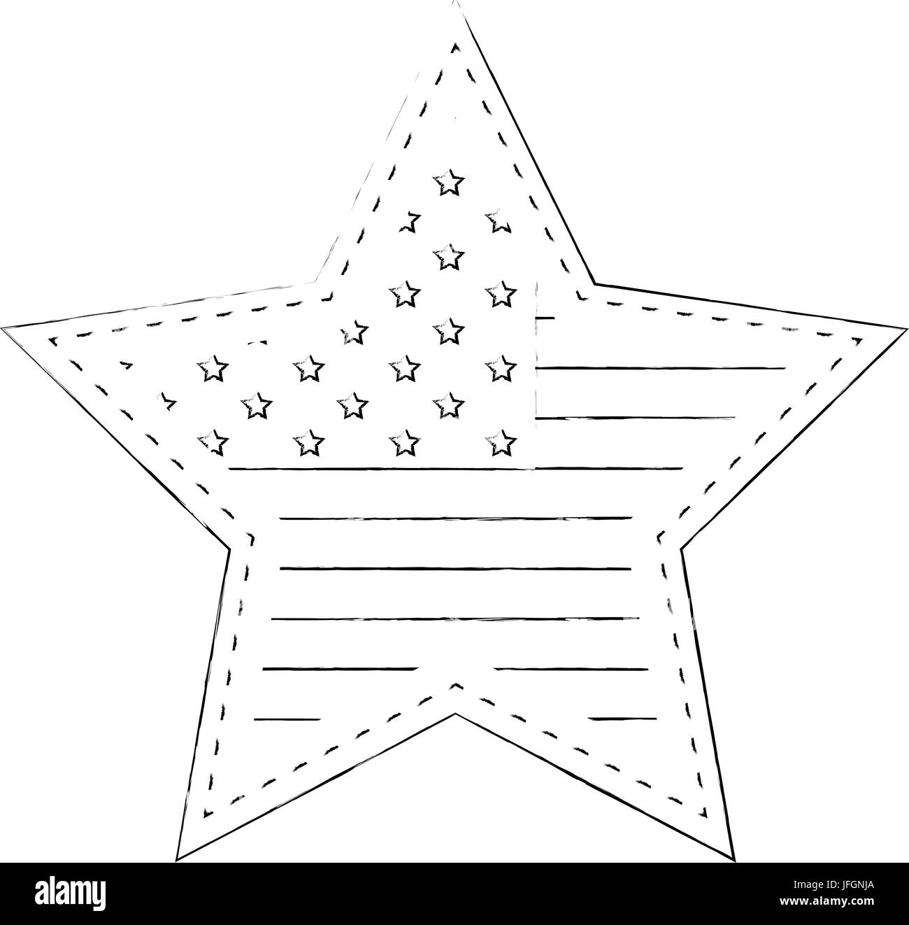 United states flag icon vector illustration graphic design Stock Vector ...