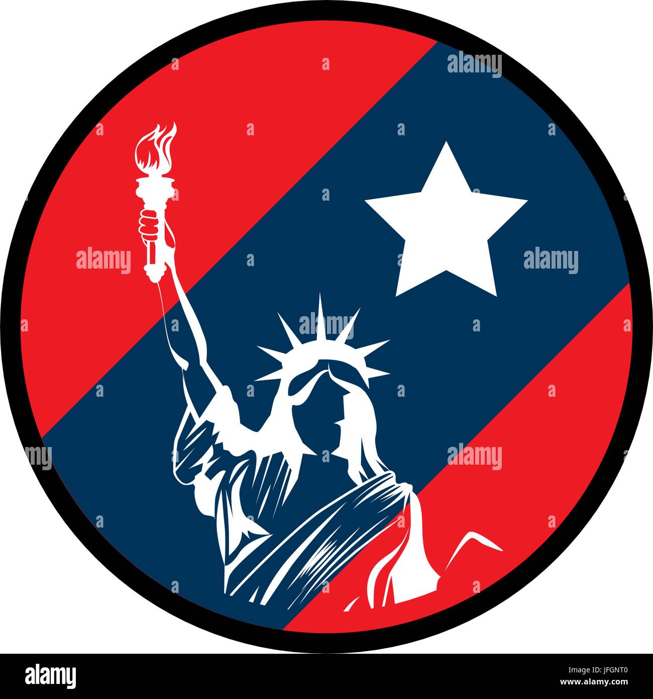 Statue of liberty icon vector illustration graphic design Stock Vector ...
