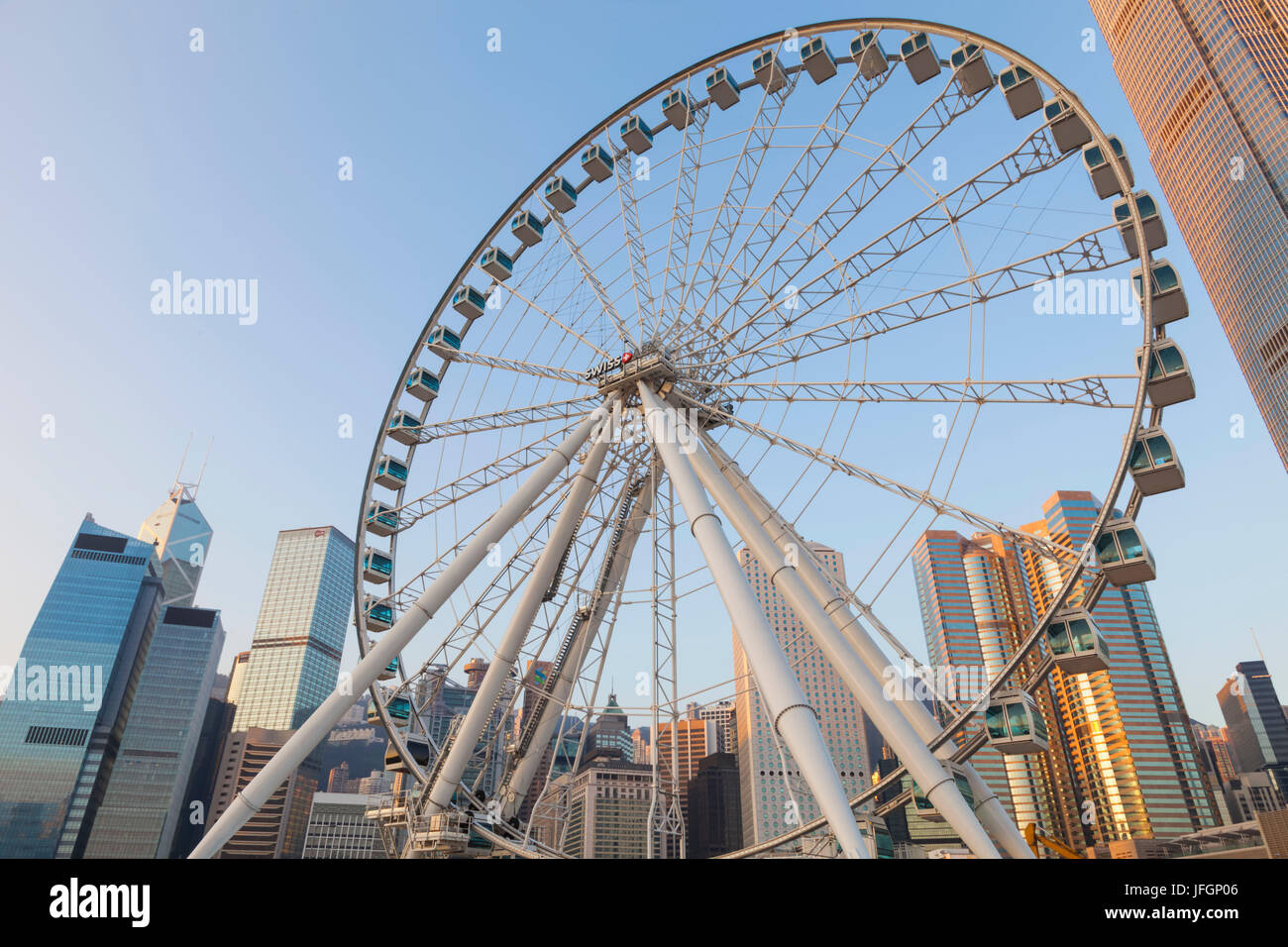 China, Hong Kong, Central, Hong Kong Observation Wheel Stock Photo - Alamy