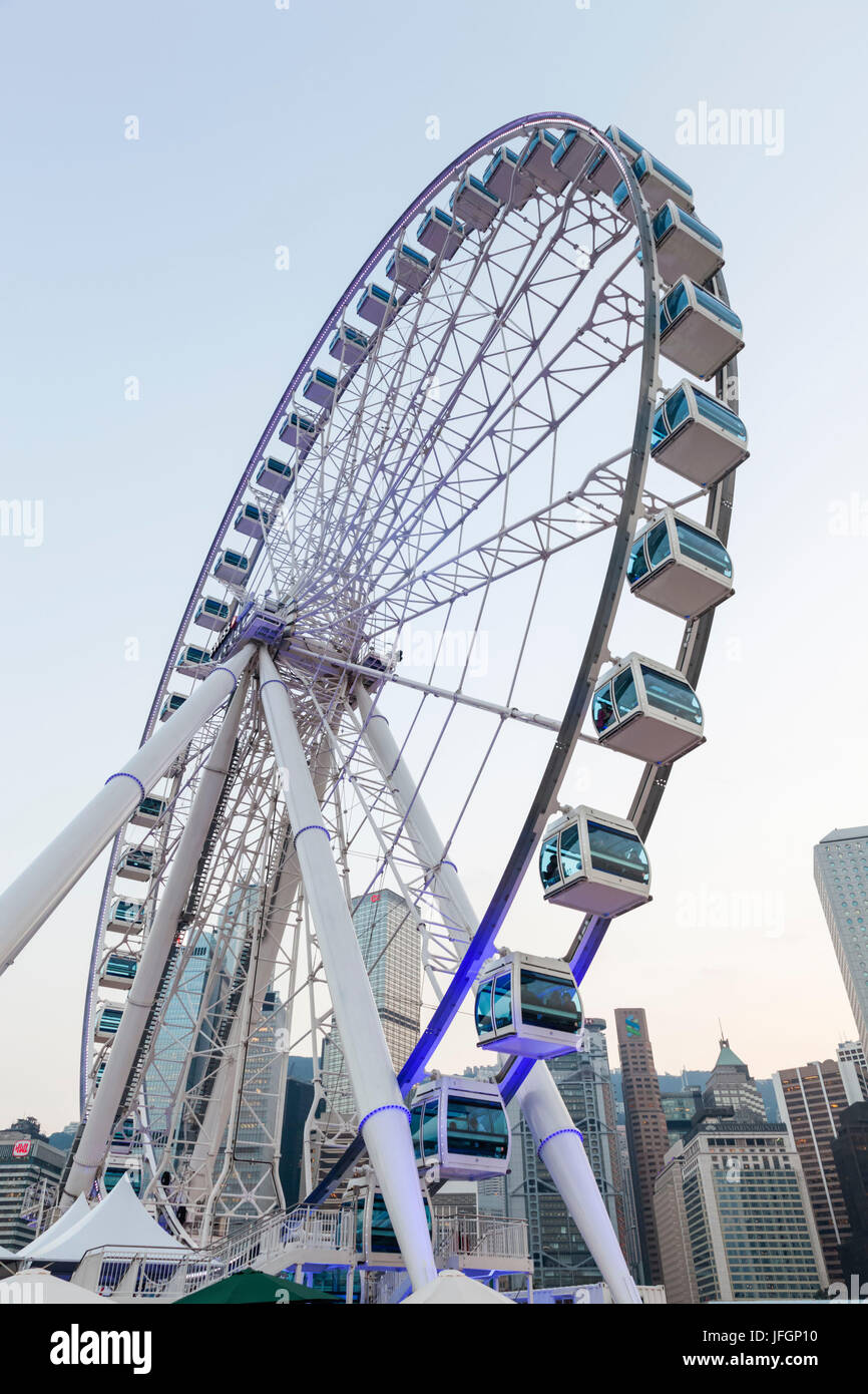 China, Hong Kong, Central, Hong Kong Observation Wheel Stock Photo - Alamy
