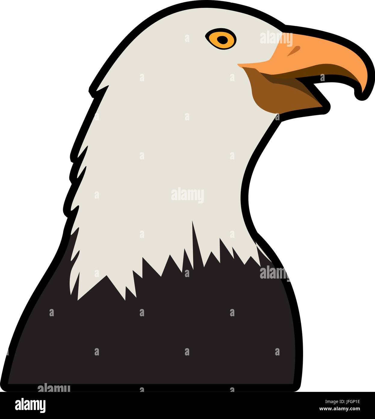 American hawk symbol icon vector illustration graphic design Stock ...