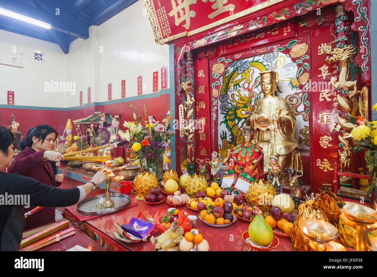 China, Hong Kong, Stanley, Tin Hau Temple Stock Photo - Alamy