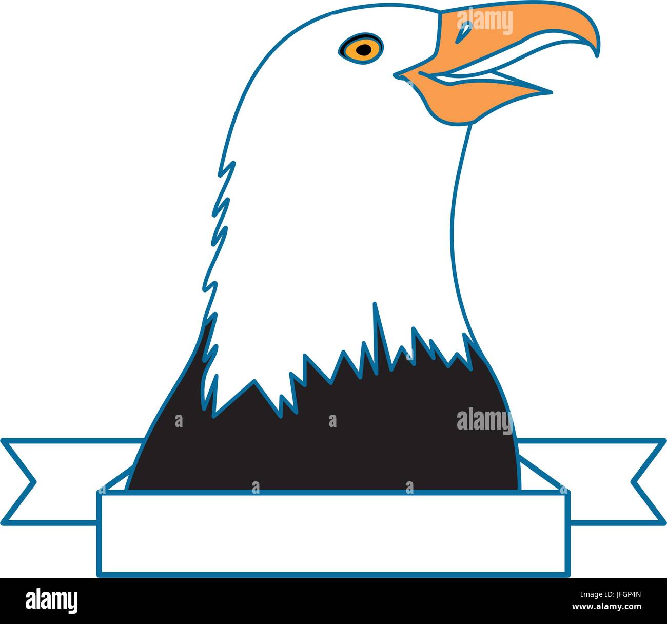 American hawk symbol icon vector illustration graphic design Stock ...