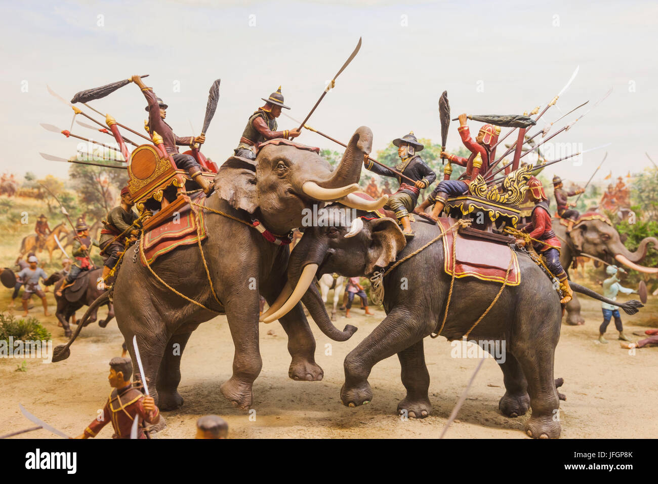 Thai Elephant Warrior