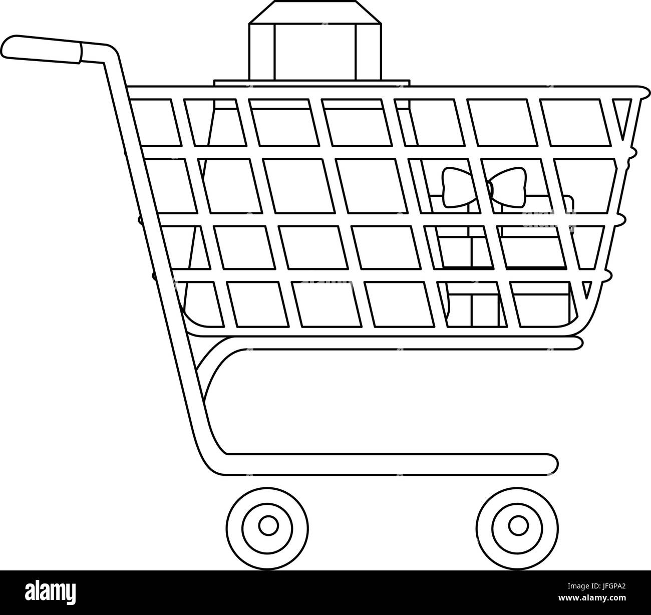 Shopping cart symbol icon vector illustration graphic design Stock ...