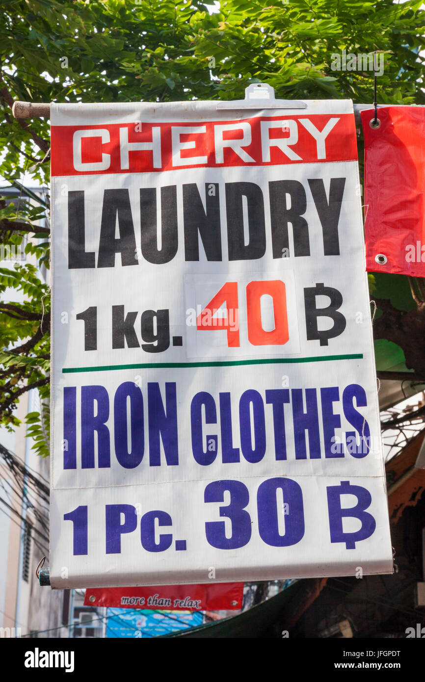 Laundry sign hi-res stock photography and images - Alamy
