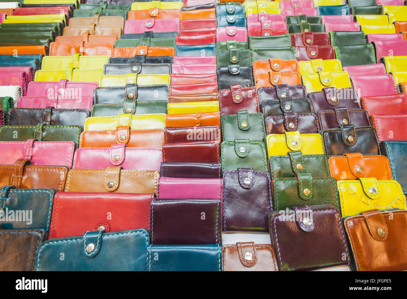 Leather stall display hi-res stock photography and images - Alamy