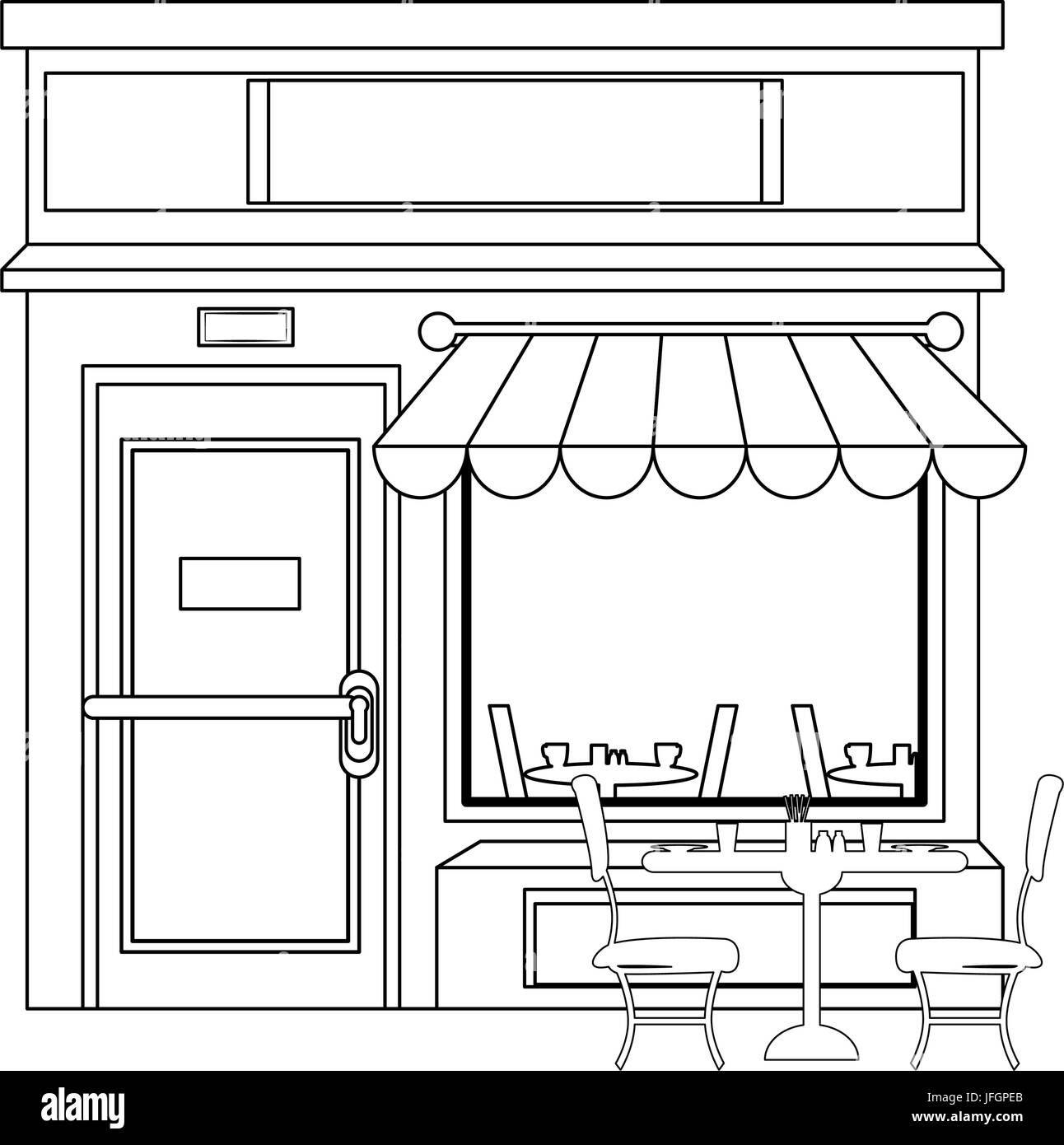 Shop store cartoon icon vector illustration graphic design Stock Vector ...