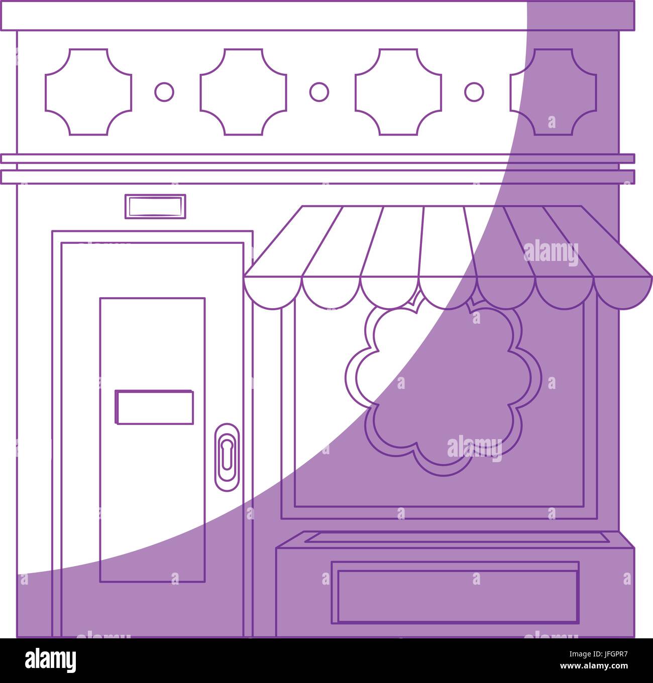Purple storefront Stock Vector Images - Alamy
