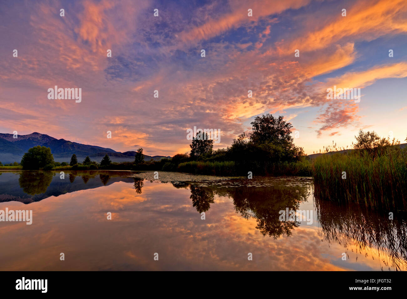 Germany, Bavaria, Upper Bavaria, Bavarian foothills of the Alps ...