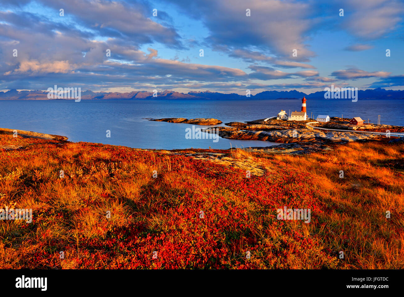 Tranoy lighthouse in hamaroy hi-res stock photography and images - Alamy