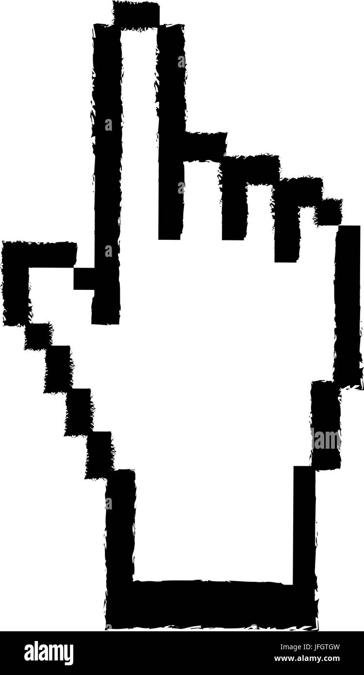 Hand cursor click Stock Vector Image & Art - Alamy