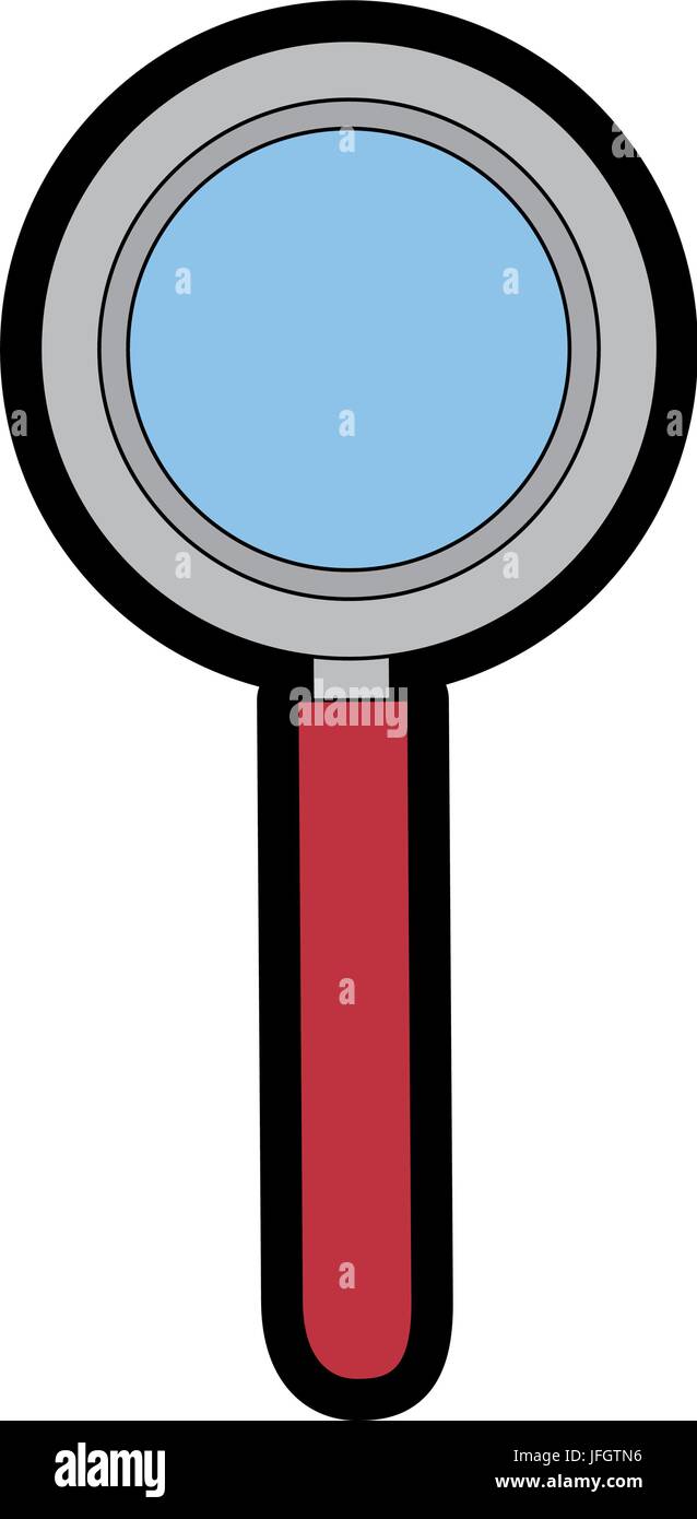 Magnifying glass lupe Stock Vector Image & Art - Alamy