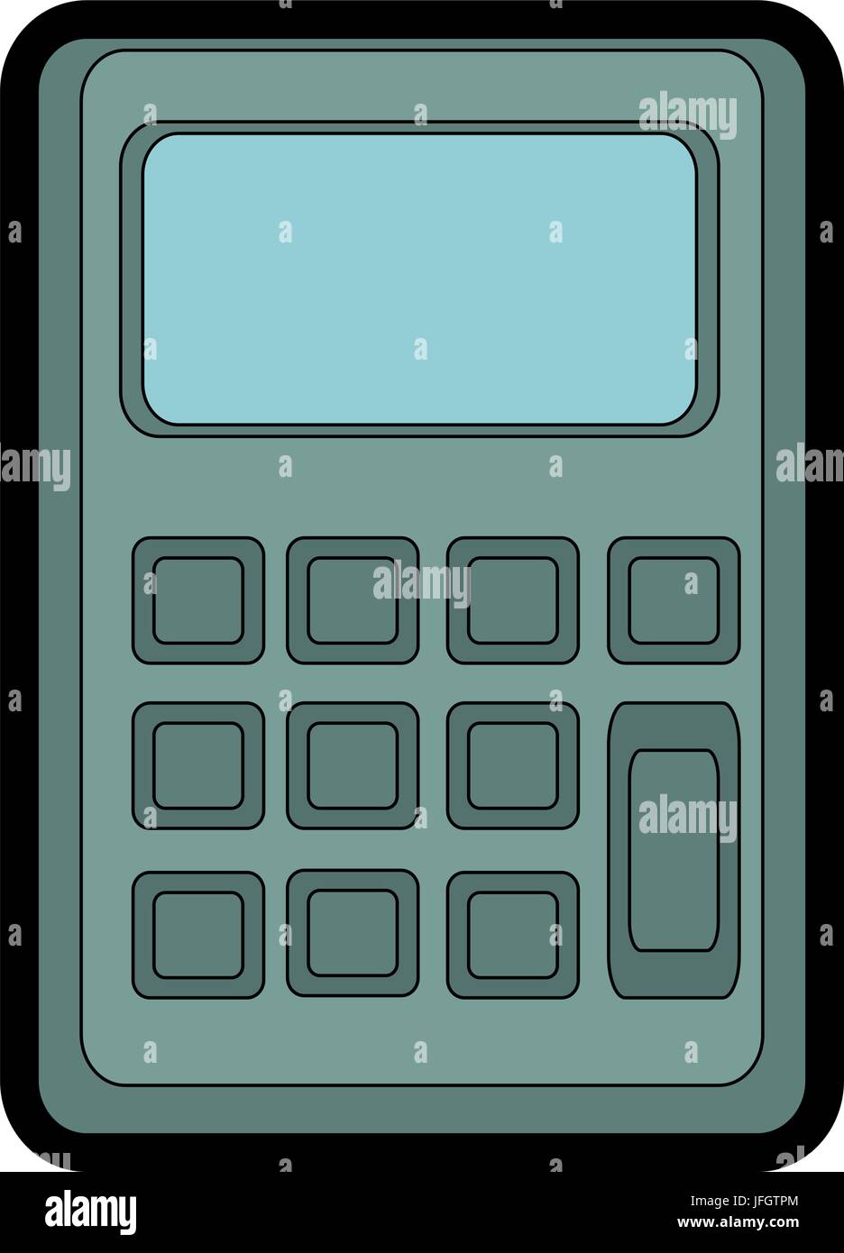 Cartoon calculator hi-res stock photography and images - Alamy