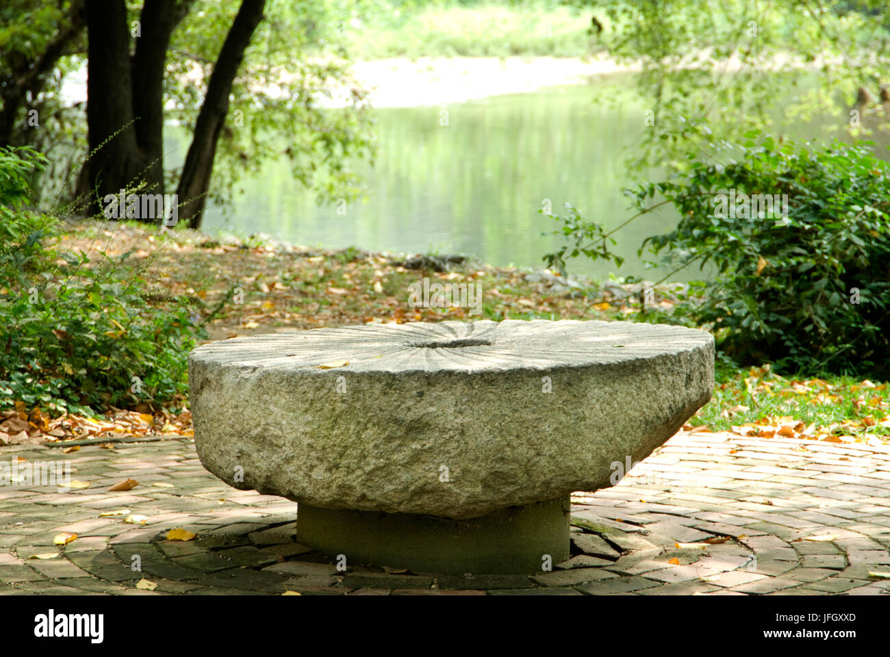 Primitive millstone hi-res stock photography and images - Alamy