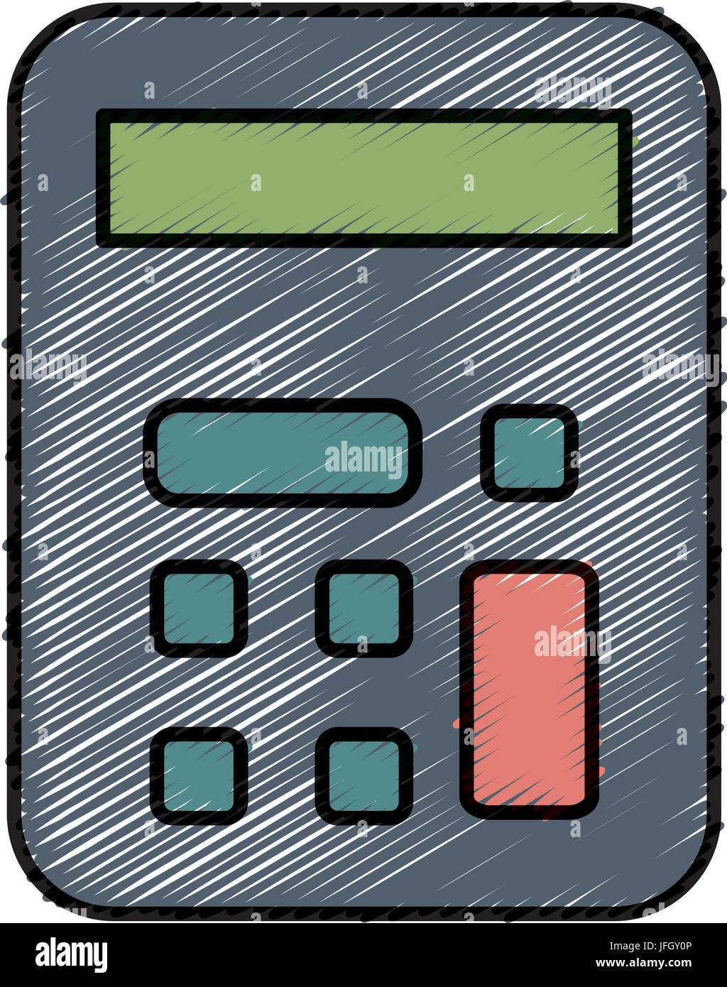 calculator math isolated icon vector illustration design Stock Vector ...