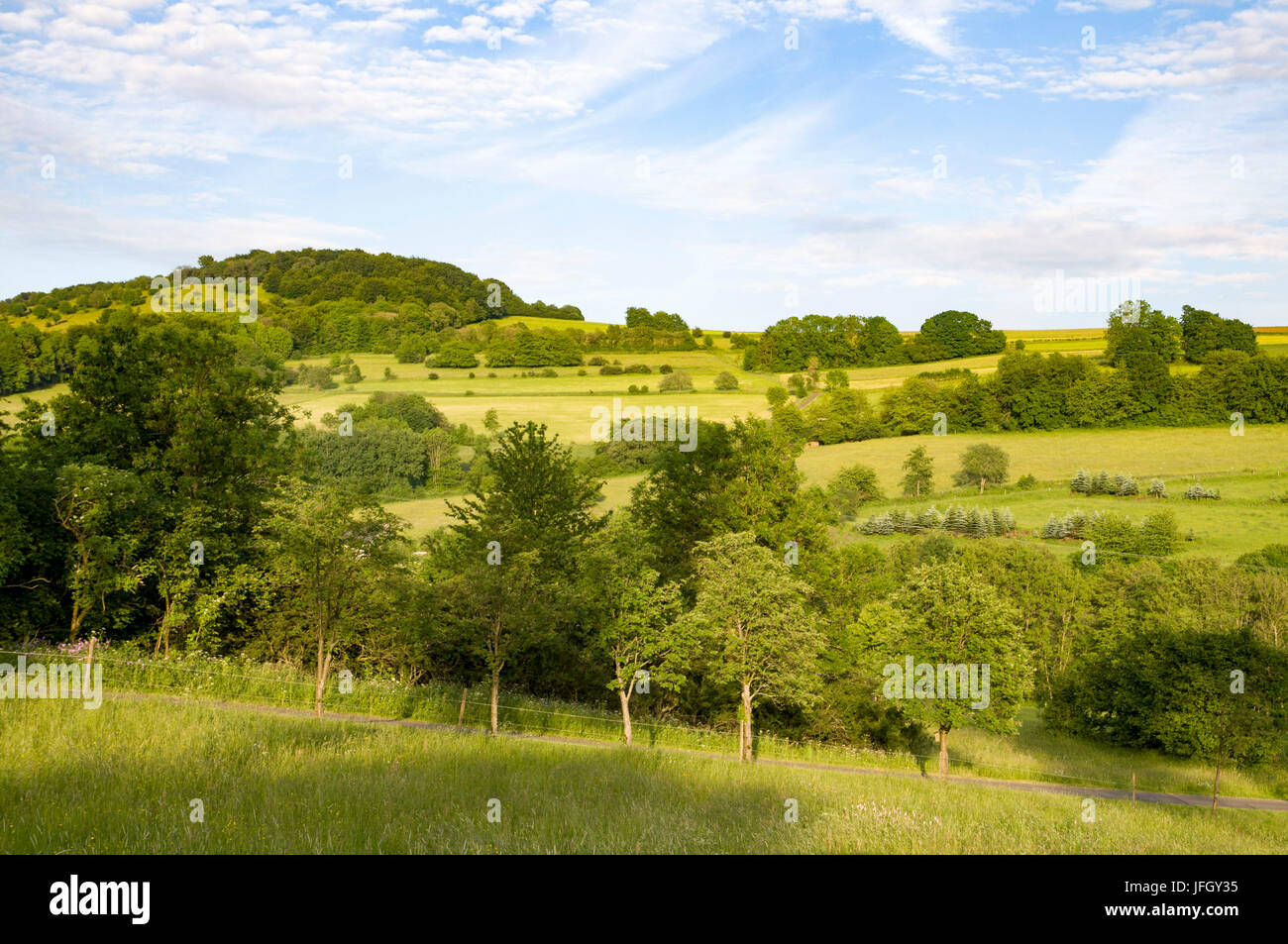 Scenery Vogelsberg, Hessen, Germany Stock Photo - Alamy