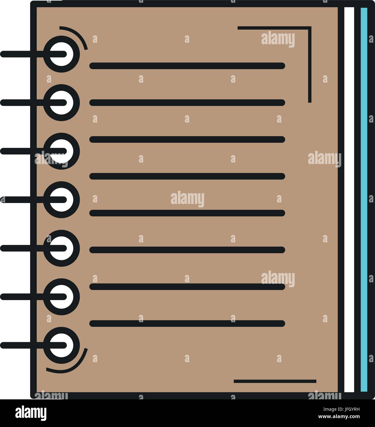 note book school icon Stock Vector Image & Art - Alamy