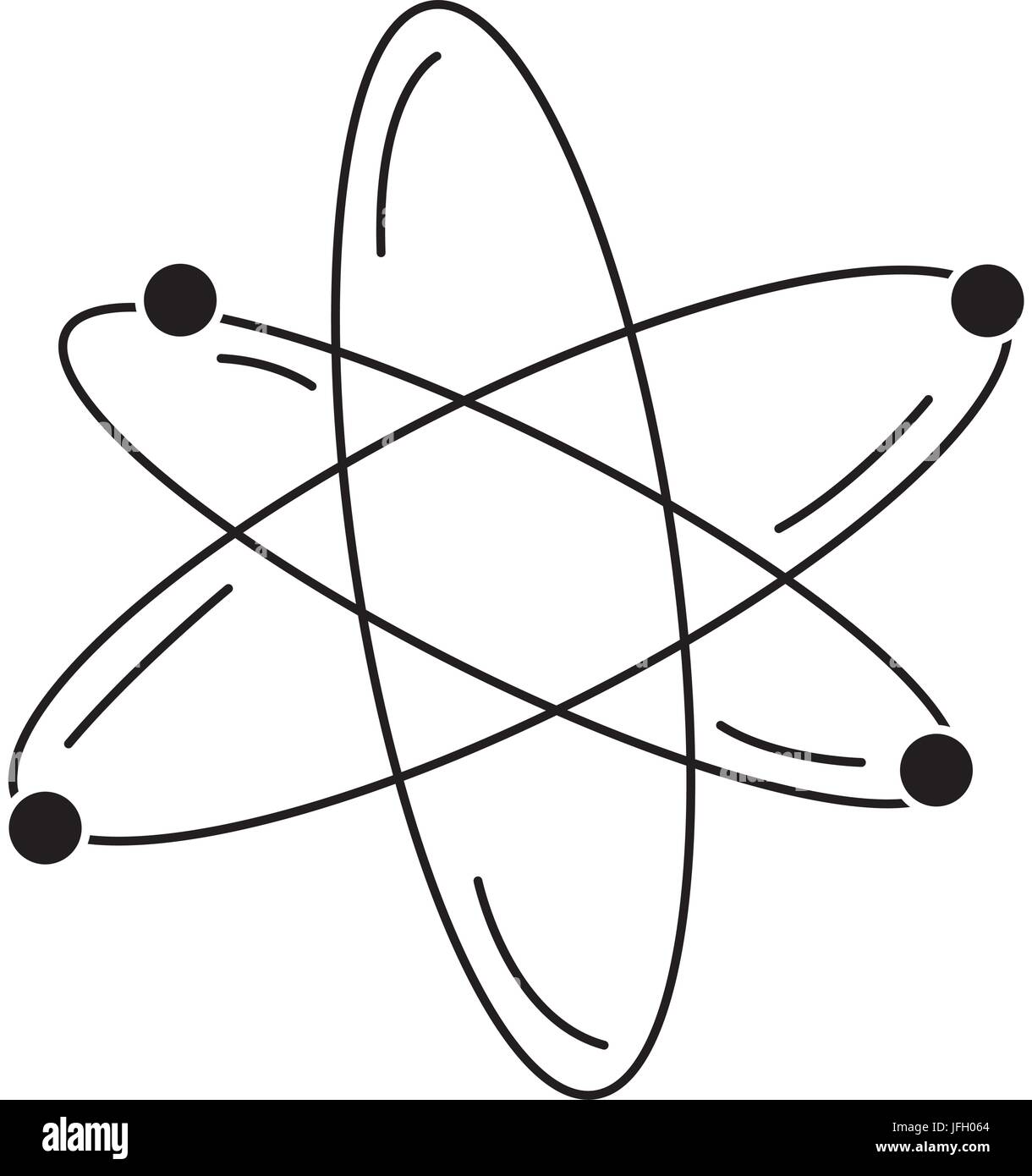 Modern isolated molecule Black and White Stock Photos & Images - Alamy