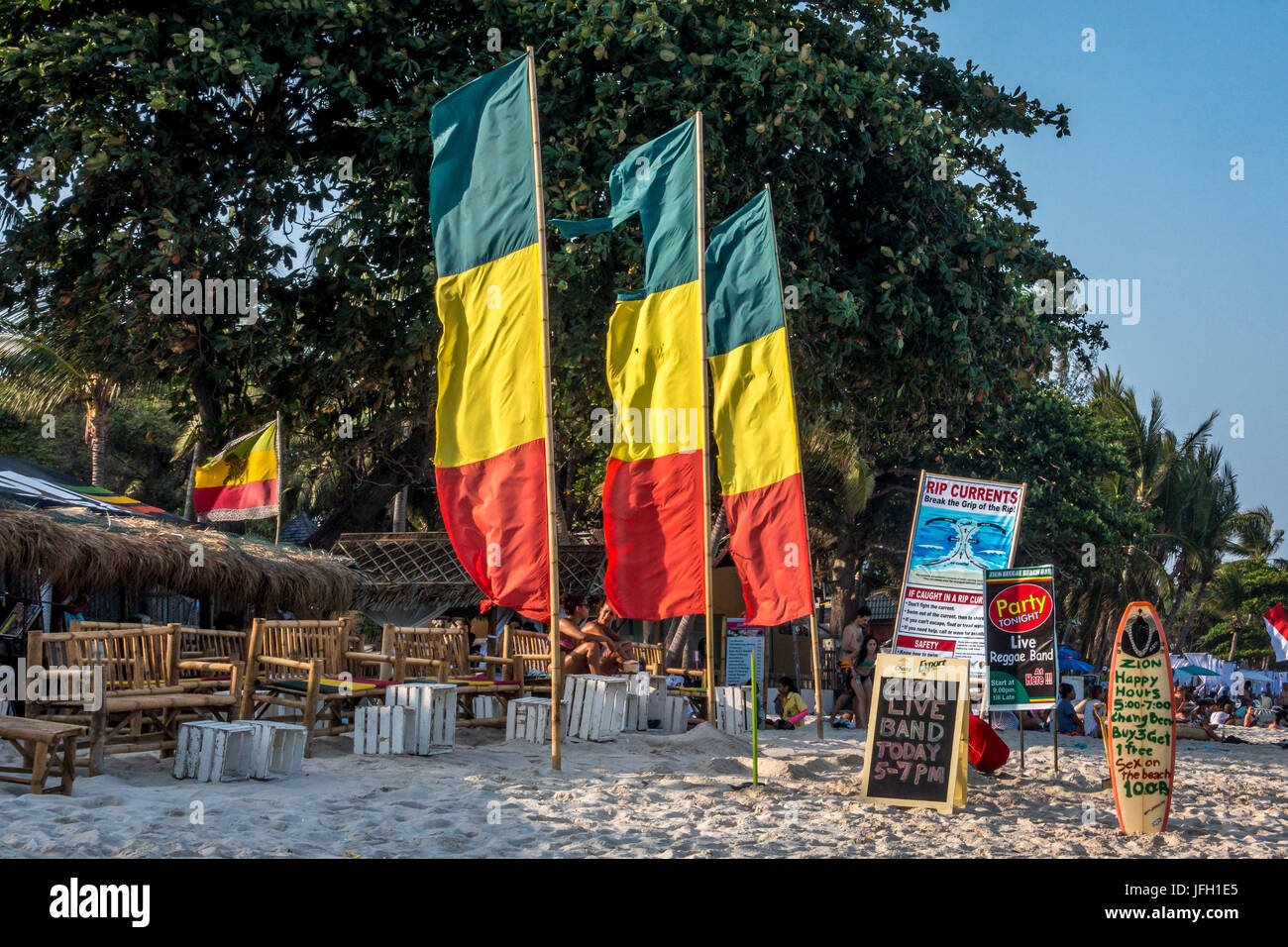 Cash on the beach, Chaweng Beach, island Ko Samui, Thailand, Asia Stock ...