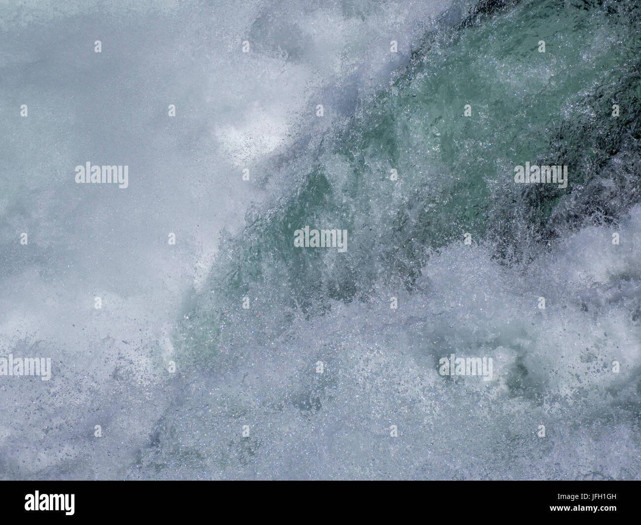 Blustering waterfall the Rhine Falls Neuhausen Switzerland Stock Photo ...