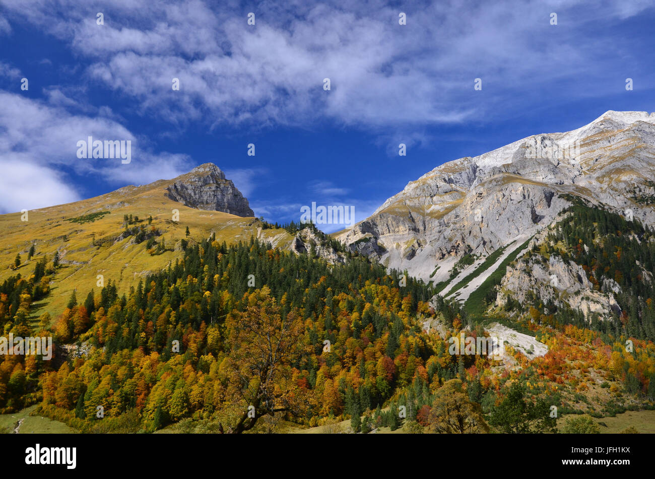Austria, Tyrol, Eng-Alm (alp), autumn Stock Photo - Alamy
