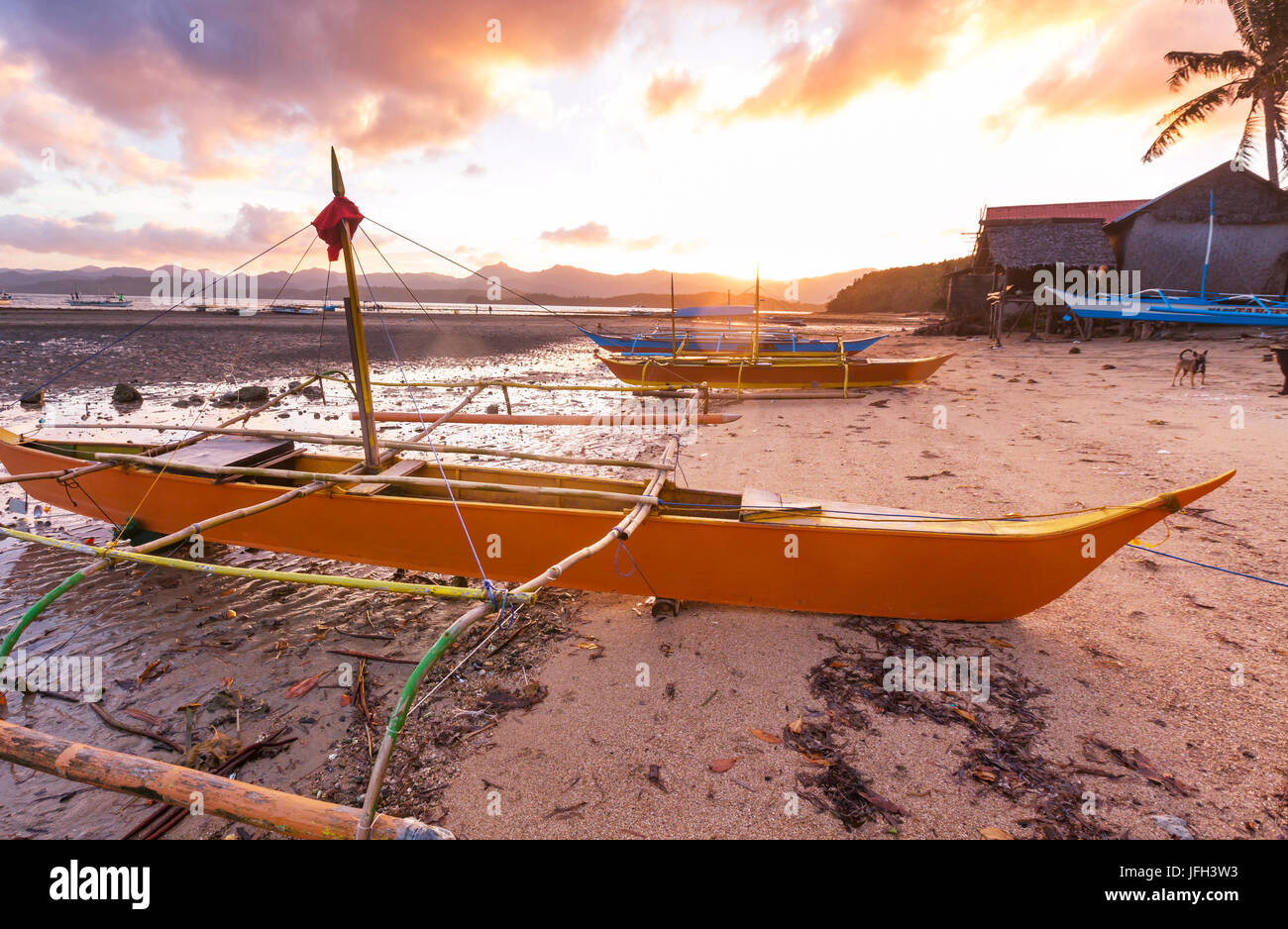 Boat in Philippines Stock Photo - Alamy