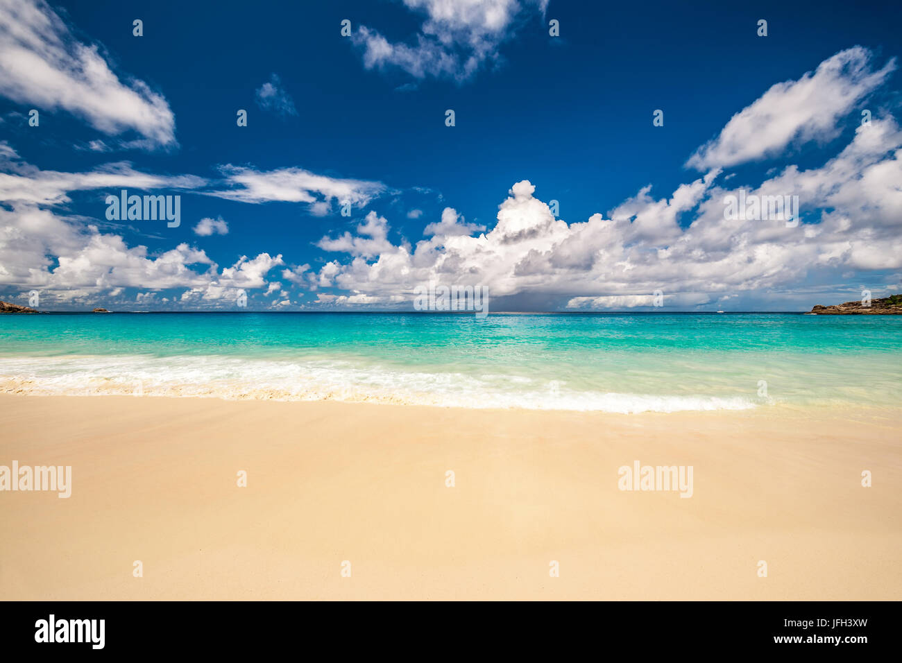 Beautiful Anse Intendance beach at Seychelles Stock Photo - Alamy