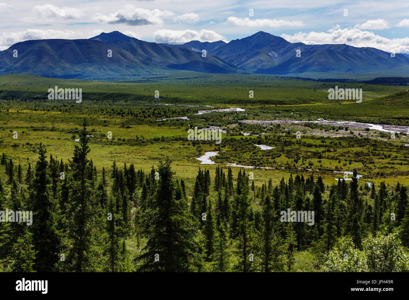 Mountains in Alaska Stock Photo - Alamy
