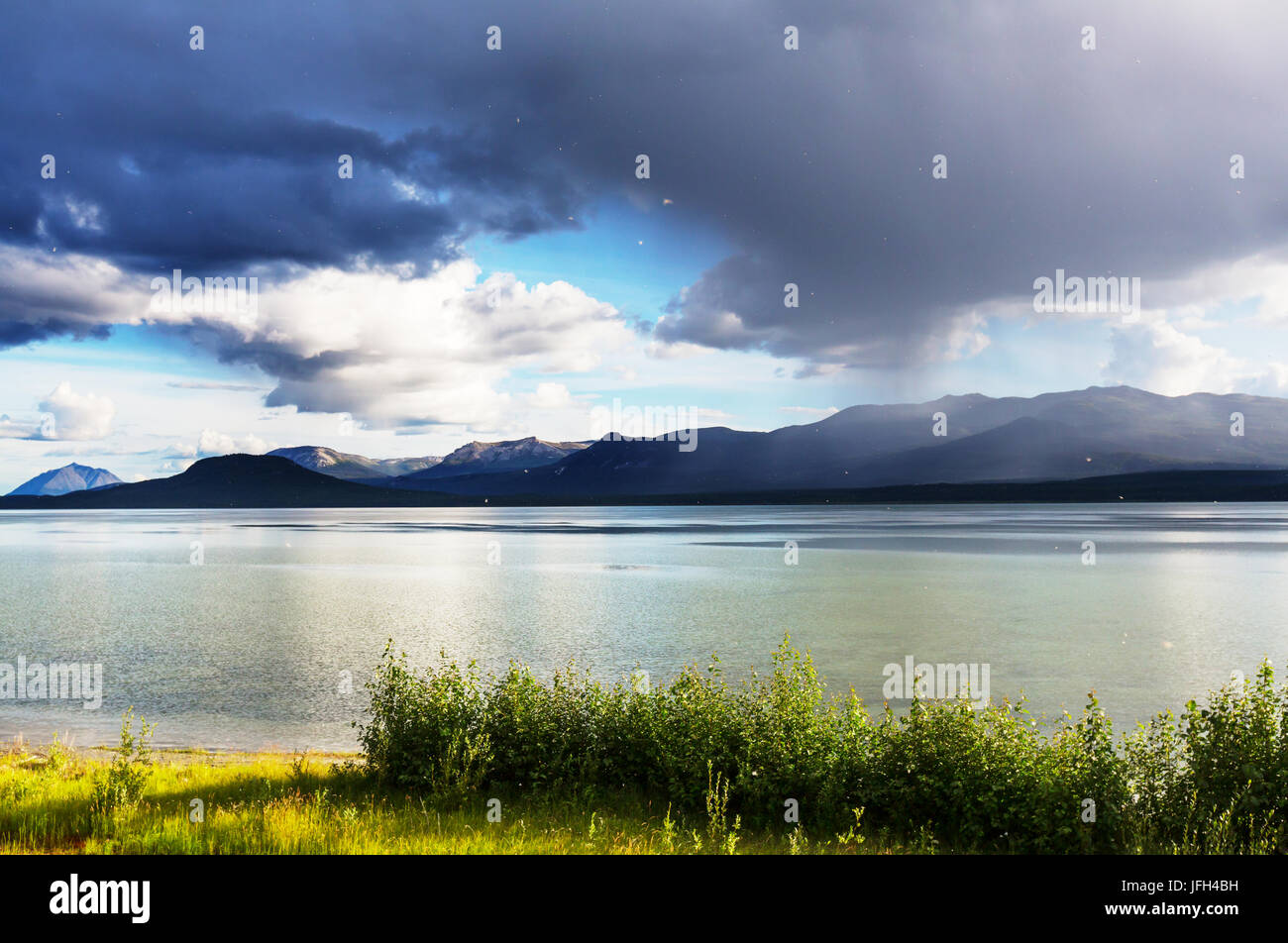 Lake in Canada Stock Photo - Alamy