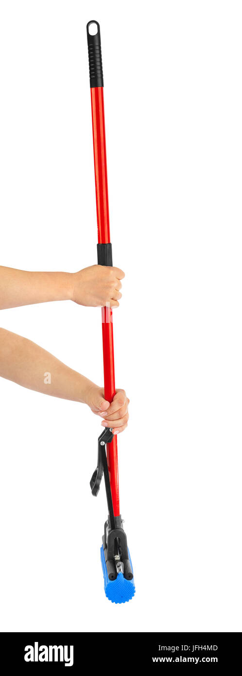 Mop in hand hi-res stock photography and images - Alamy