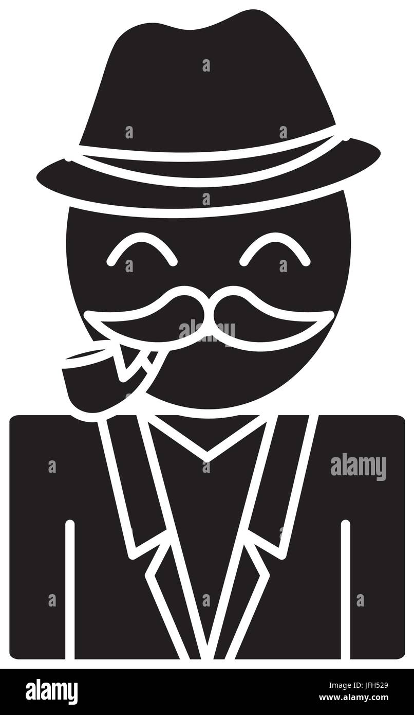 man with mustache icon Stock Vector Image & Art - Alamy